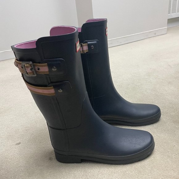 Hunter | Shoes | Hunter Refined Webbing Backstrap Boots | Poshmark